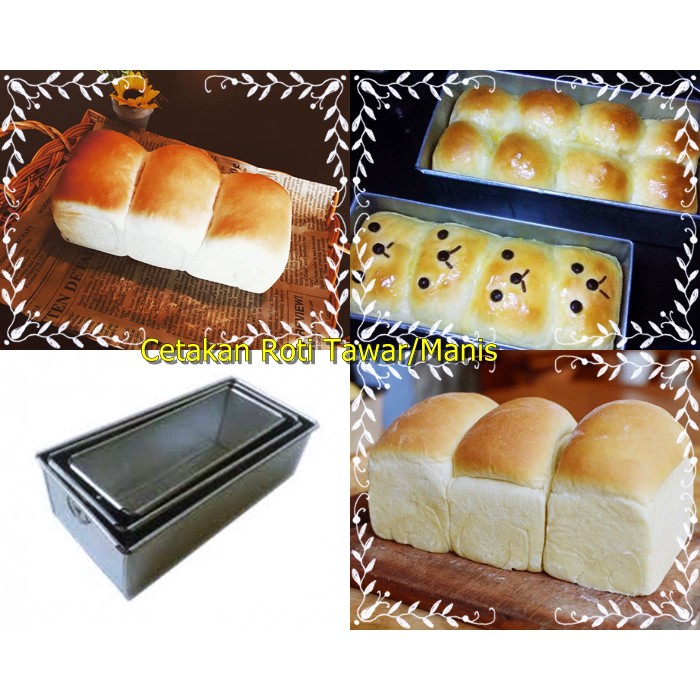 Jual Cetakan Roti Tawar/Cetakan Roti Manis ( 3 Ukuran ) | Shopee Indonesia