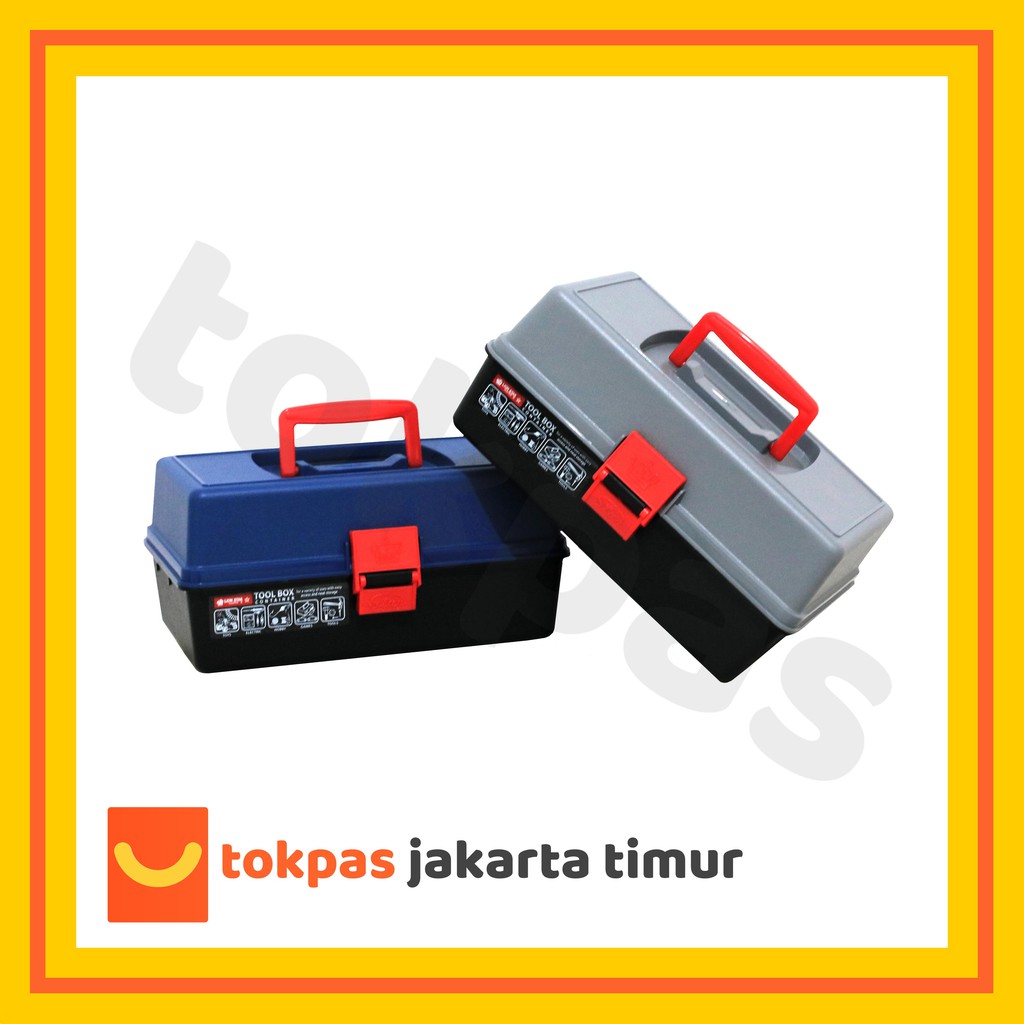 Jual Tool Box 01 Lion Star Plastik JX 19 Kotak Penyimpanan Alat ...