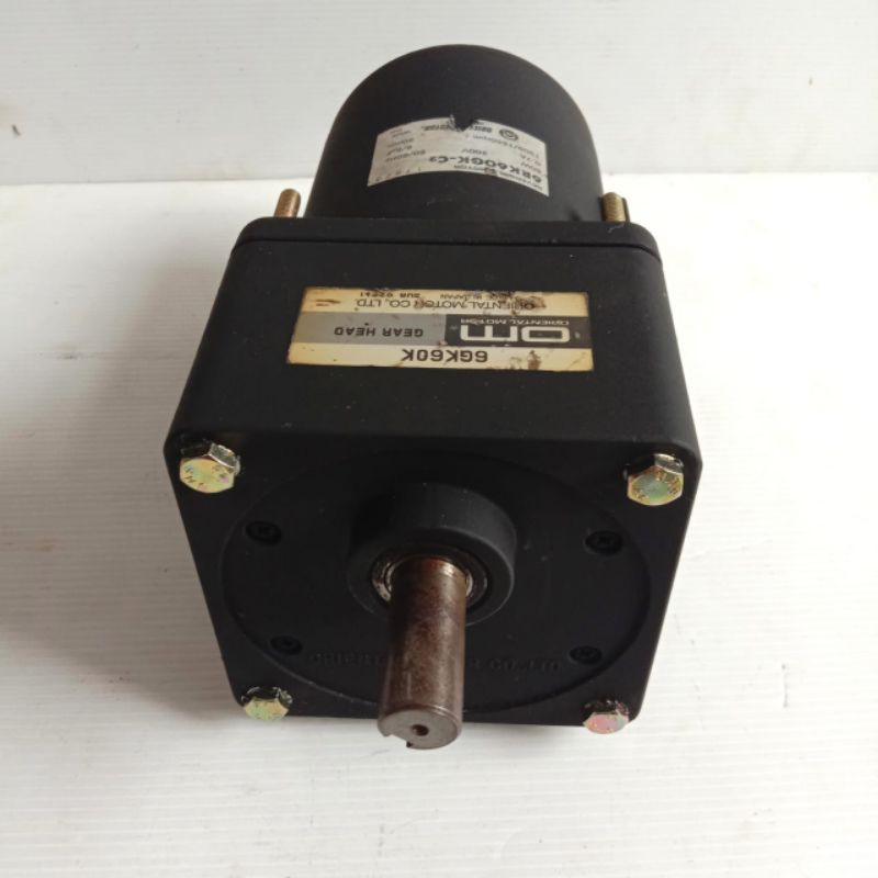 Jual AC motor gearbox 220 60watt Ratio 1vs60 high torqui motor | Shopee ...