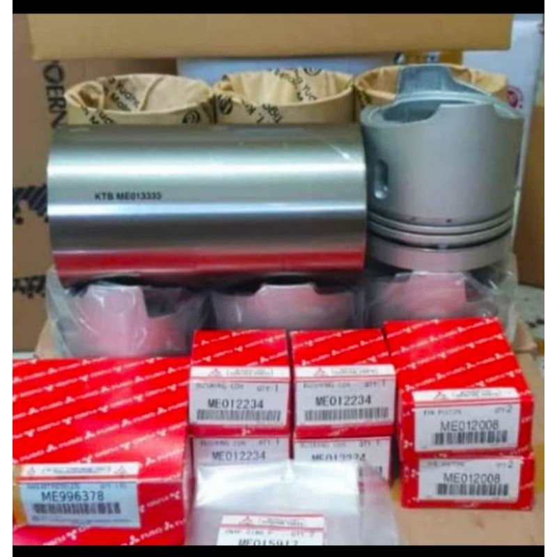 Jual liner ring piston boring komplit mitsubishi PS135 4D33 | Shopee ...