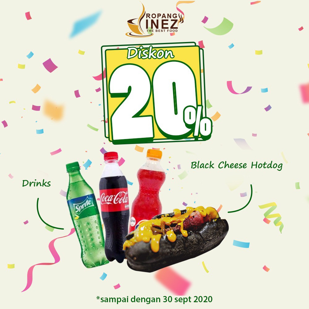 Jual Paket Cheese Hotdog Black + Sprite | Shopee Indonesia