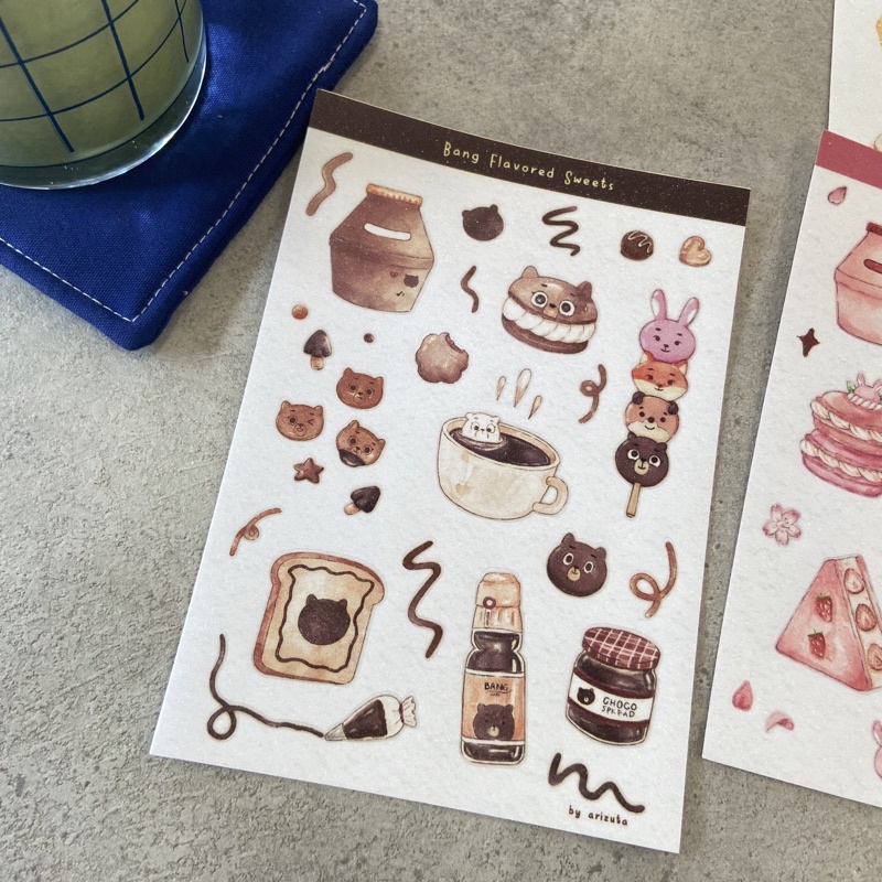 Jual Sticker Deco Denimalz Day6 Sweets Kisscut | Kke Don Bang Pil ...