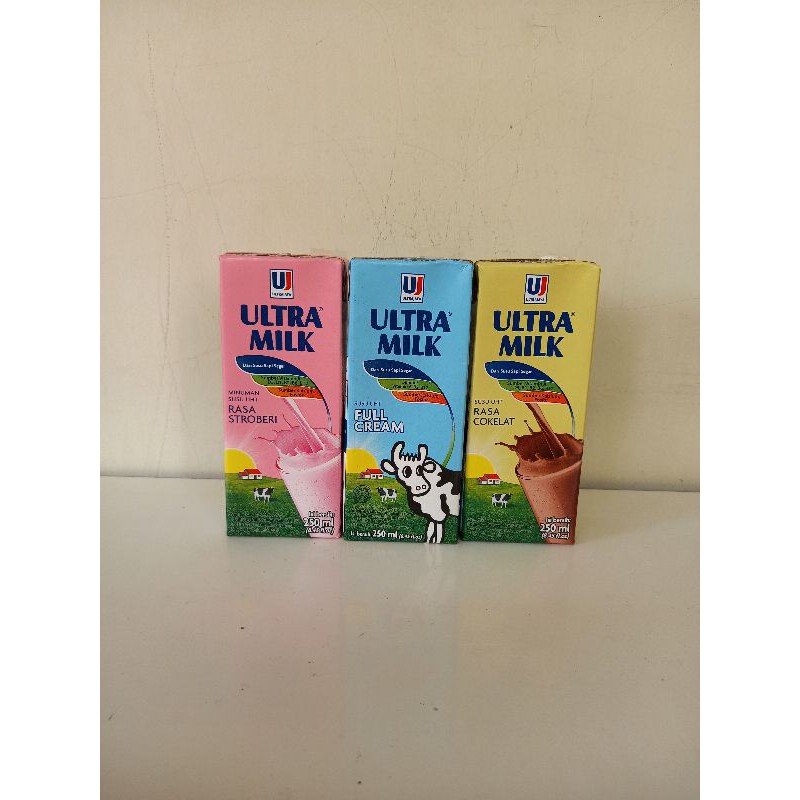 Jual Ultra Milk Minuman Susu UHT 250 ml | Shopee Indonesia