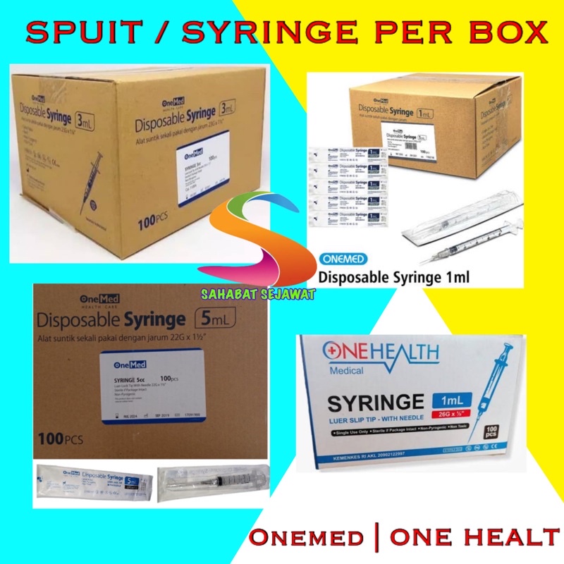 Jual SPUIT BOX / SYRINGE PER BOx ISI 100 | Shopee Indonesia