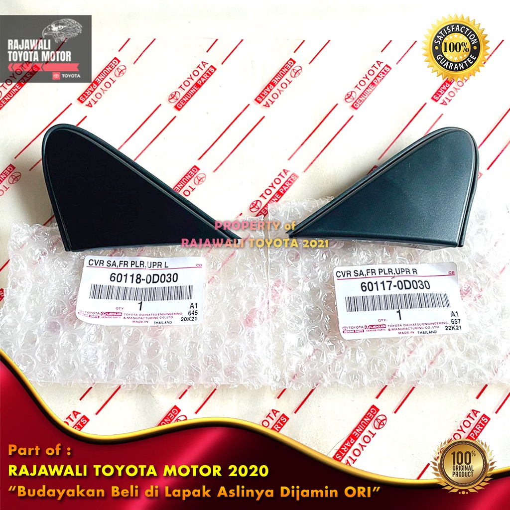 Jual Cover Spion Pojok Vios 2002-2007 Gen1 Tutup Pilar Segitiga Kiri ...