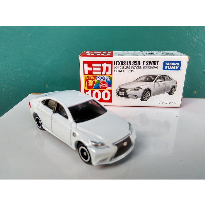 Jual Tomica No 100 Lexus is 350 F Sport putih Diecast mobil reguler bahan besi harga murah ...