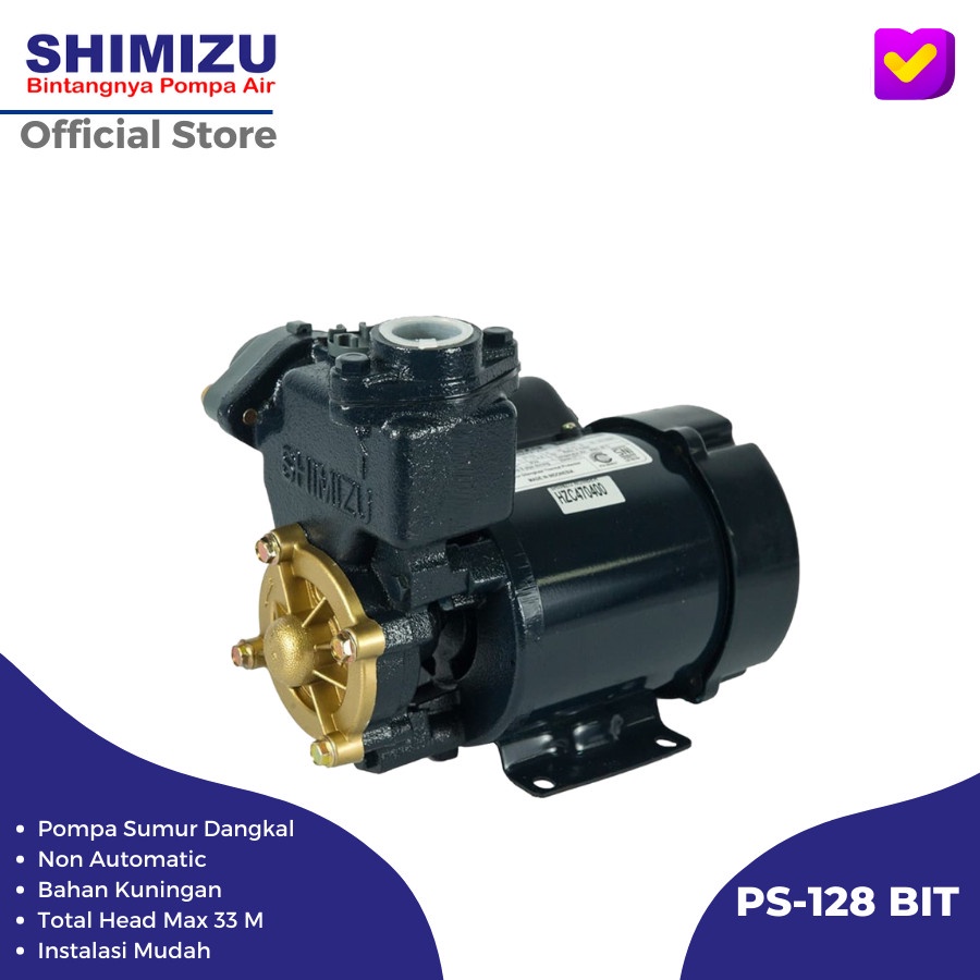 Jual POMPA AIR SHIMIZU PS-128BIT | Shopee Indonesia