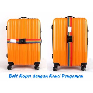 Jual BARU Belt Koper dengan Kunci Pengaman, mencegah isi koper tumpah ...