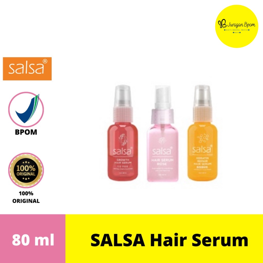 Jual SALSA Hair Serum 80ml - Perawatan Rambut Rose / Keratin & Growth ...