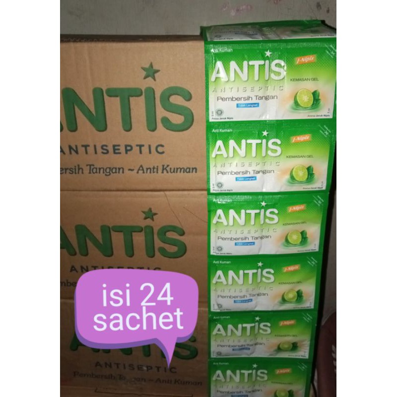 Jual Antis gel sachet jeruk nipis 5ml (isi 24 sachet) | Shopee Indonesia