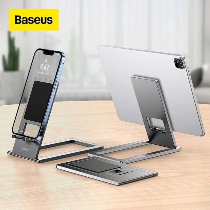 Jual BASEUS Laptop Stand Foldable Metal Desktop Holder - LUKP | Shopee ...