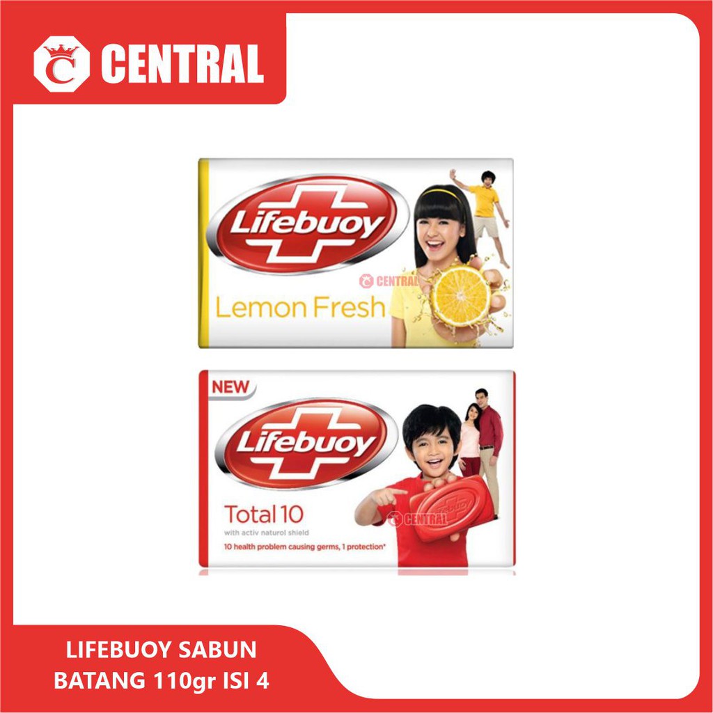 Jual LIFEBUOY SABUN BATANG 100GR 4PCS | Shopee Indonesia