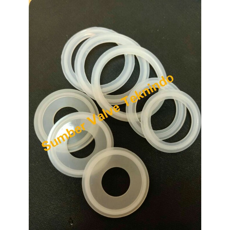 Jual Gasket Silicone Ferrule Sanitary ukuran 1 1/2 inch - Silikon ...