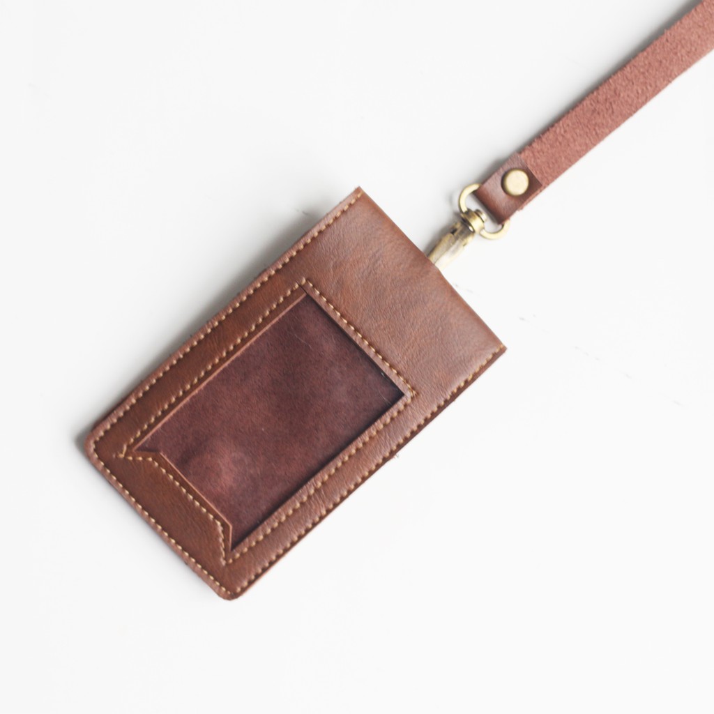 Jual ZAV - Alma ID Card Kulit Name Tag Souvenir Perusahaan | Shopee ...