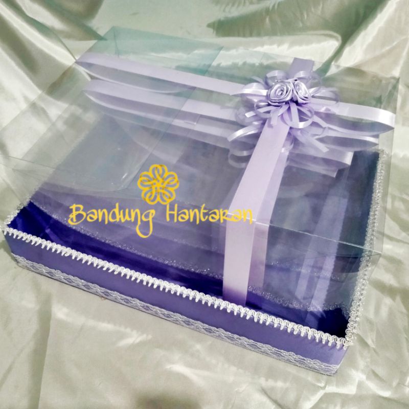 Jual Kotak Seserahan Pernikahan Set Lengkap Isi 4 Box Hantaran Parcel Mika Warna Lilac | Shopee ...