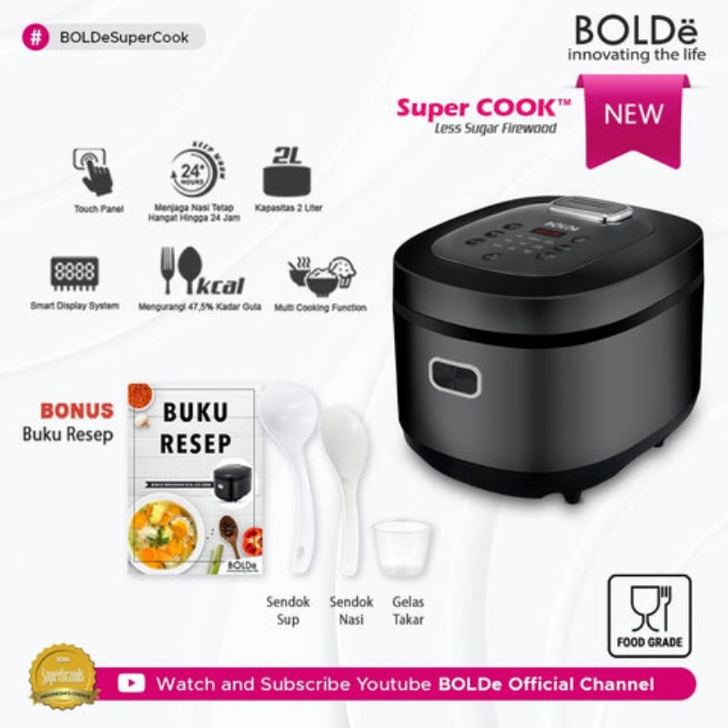 Jual BOLDE SUPER COOK LESS SUGAR FIRE WOOD / RICE COOKER | Shopee Indonesia