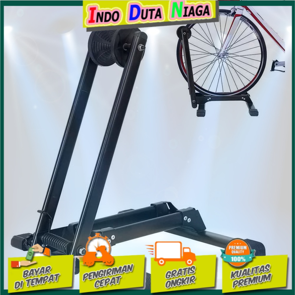 Jual Vorcool Stand Parkir Sepeda Foldable Bicycle Racks Floor Standing ...