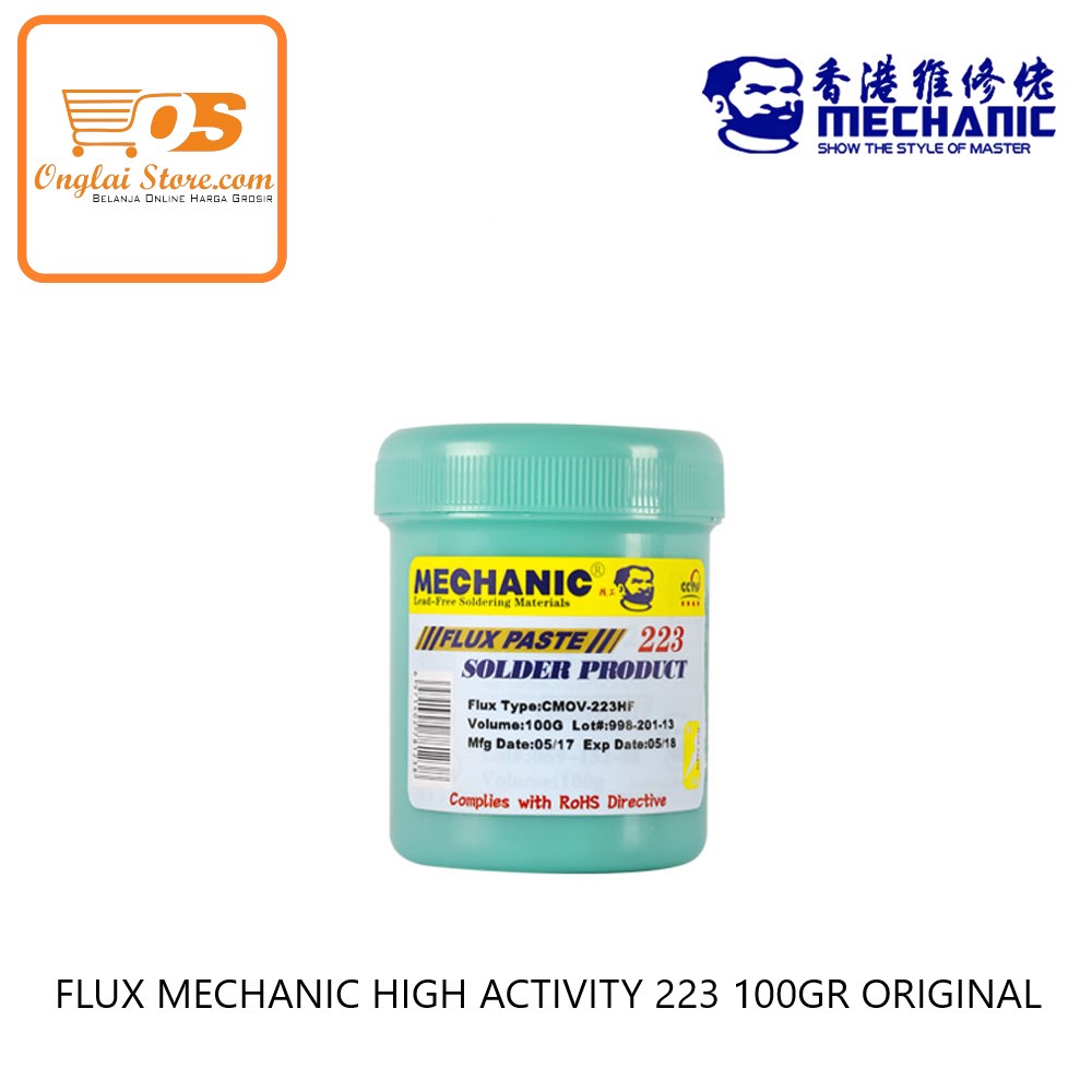 Jual FLUX MECHANIC HIGH ACTIVITY 223 100GR ORIGINAL-75944 | Shopee Indonesia