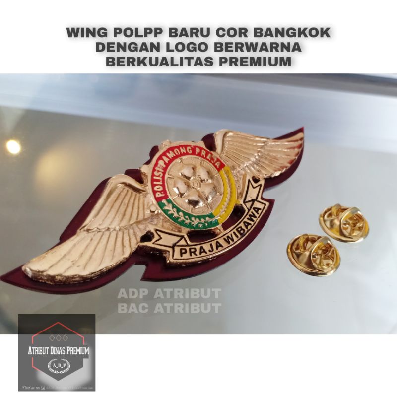 Jual Wing-Pin-Brivet PolPP warna Mewah dan Original | Shopee Indonesia