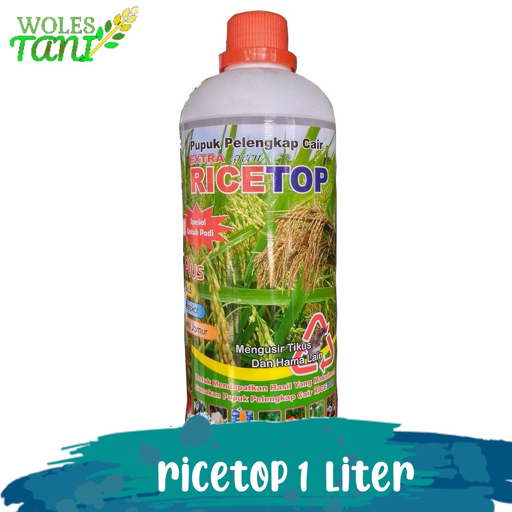 Jual Ricetop 1 Liter Penambah Bobot Padi Pengusir Hama Tikus dan Burung Sawah | Shopee Indonesia