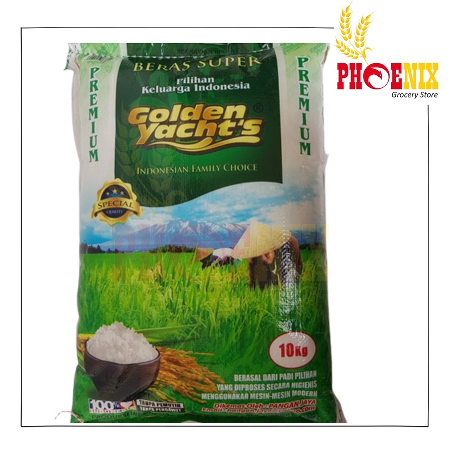 Jual Beras premium golden yacht's 10 KG | Shopee Indonesia