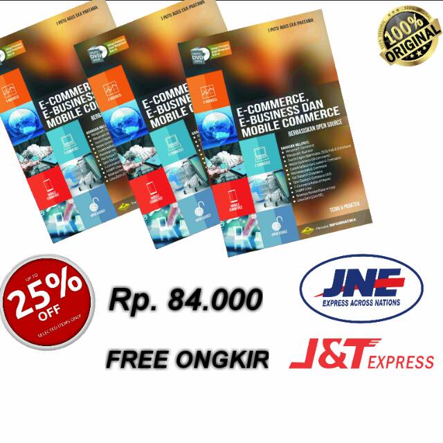 Jual Buku E-COMMERCE E-BUSINESS dan MOBILE COMMERCE | Shopee Indonesia