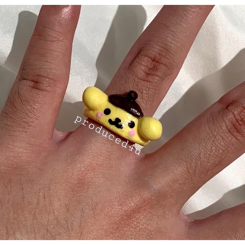 Jual SANRIO CLAY RINGS (v1) / CINNAMOROLL CLAY RINGS / POM-POM PURIN ...