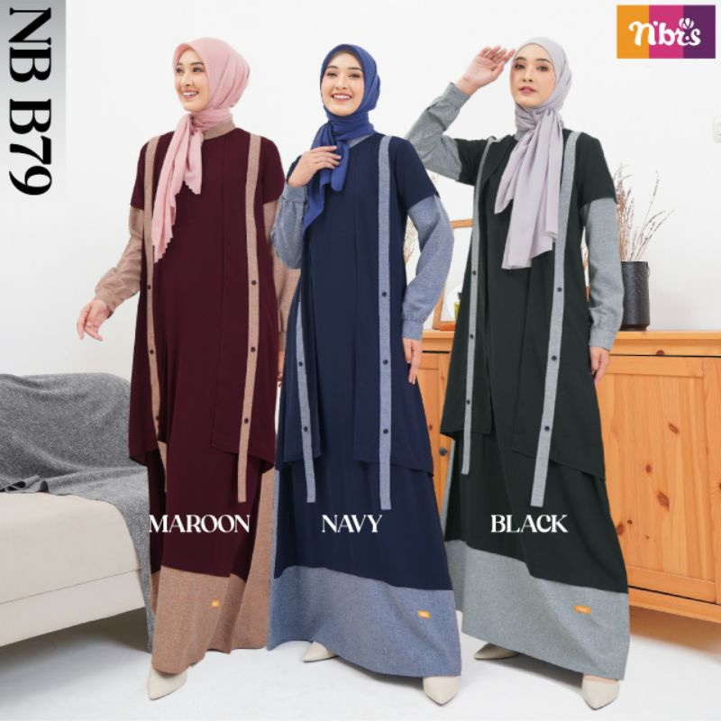 Jual GAMIS NIBRAS NB B79 NBB79 NBB 79 ORIGINAL | Shopee Indonesia