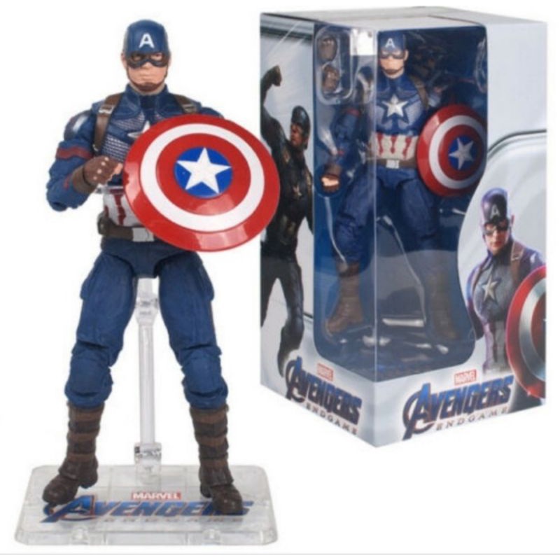 Jual ZD Toys Marvel Avengers Captain America Endgame Original Figure | Shopee Indonesia