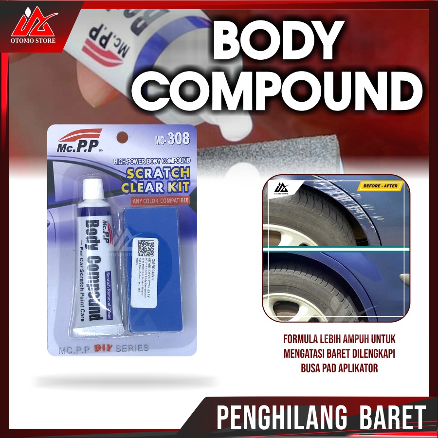 Jual BODY COMPOUND Original Penghilang Baret Halus Mobil & Motor Polish ...