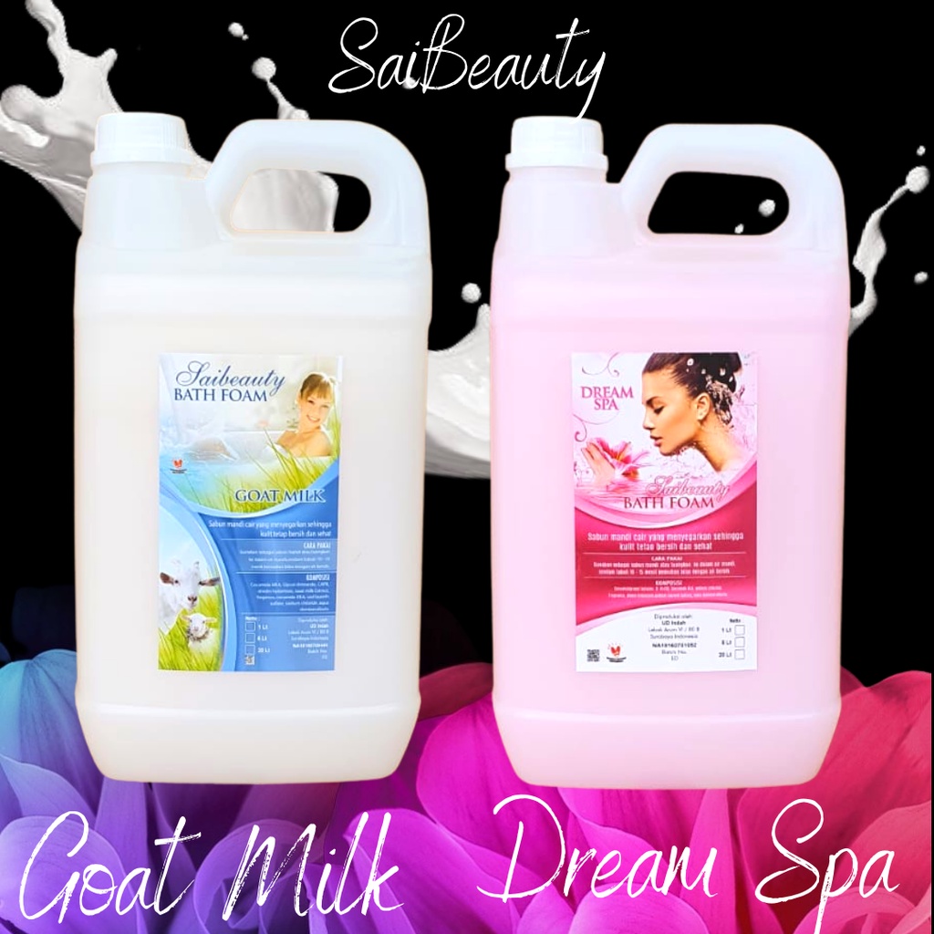 Jual Sabun Mandi Cair 5lt BATH FOAM BODY WASH Busa Mandi SAIBEAUTY ...