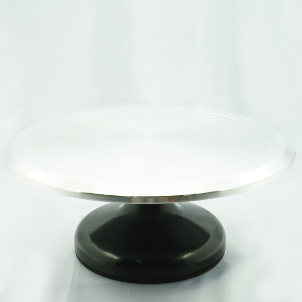 Jual WH0876 Meja Putar - Revolving Cake Stand Merk King Baker - Black ...
