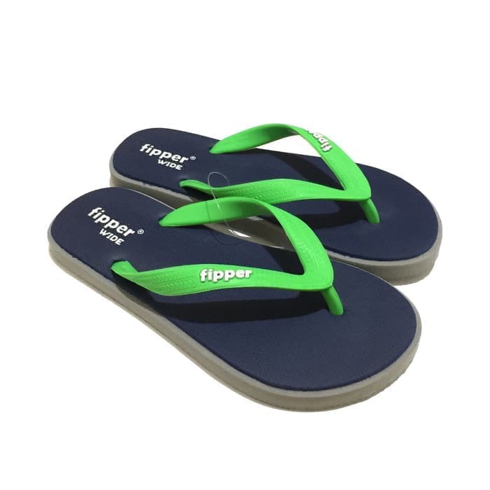 Jual Sendal Jepit / Sandal Pria Fipper Wide Blue Midnight Grey Green ...