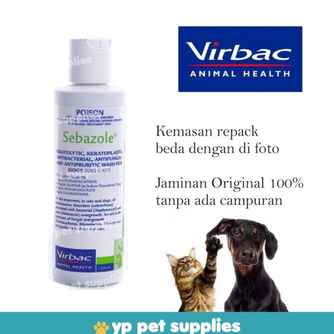 Jual Shampoo Sebazole Anti Jamur dan Bakteri Anjing Kucing Repack 50ML ...