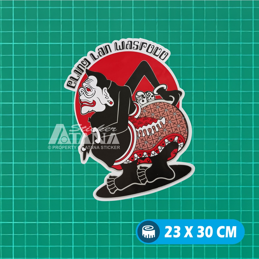 Jual Stiker Printing Semar Sticker Sablon Jumbo Besar Vinyl Graftac ...