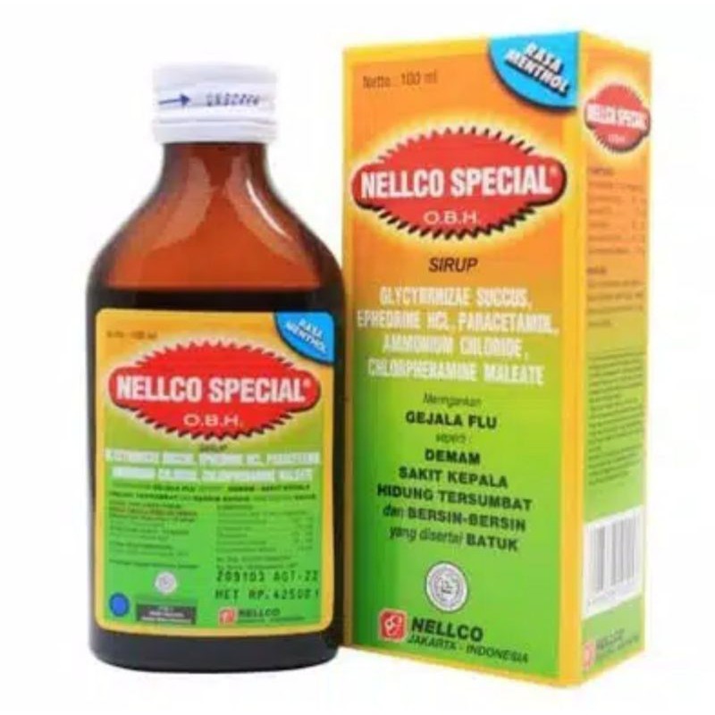 Jual OBAT BATUK OBH NELCO SPECIAL (PE)100 ML (BESAR) | Shopee Indonesia