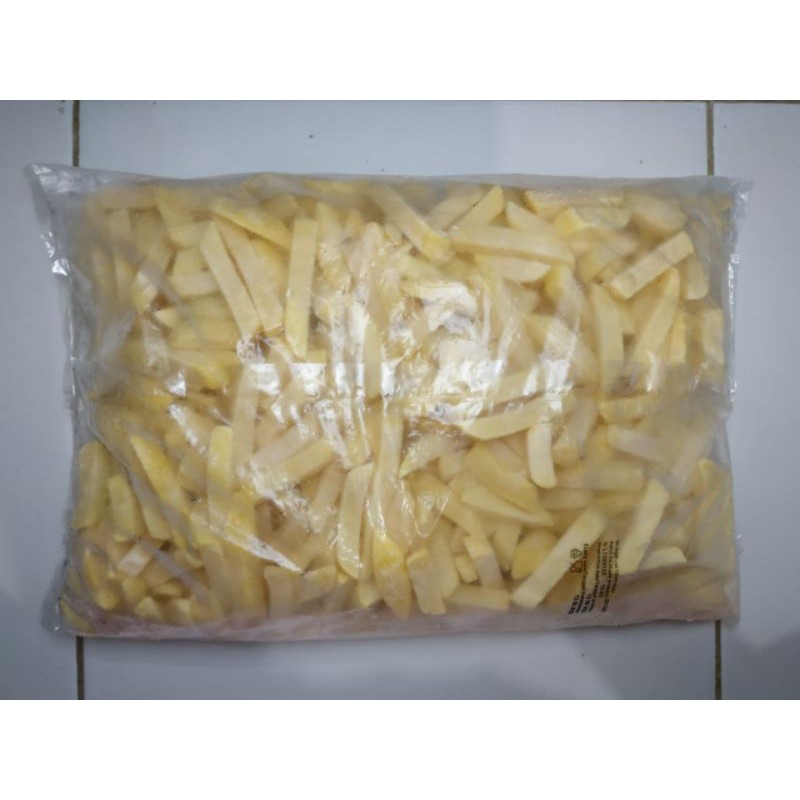 Jual kentang 2.5 Kg Shoestring / Straight Cut / Crinckle Cut | Shopee ...