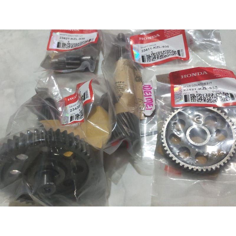 Jual gigi rasio as pully, as roda belakang beat fi, spacy fi, scoopy fi ...