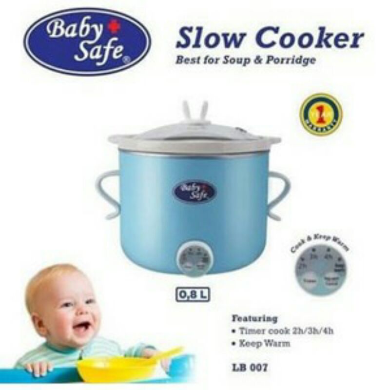 Jual BABY SAFE SLOW COOKER LB007/ SLow Cooker Digital MPASI | Shopee ...