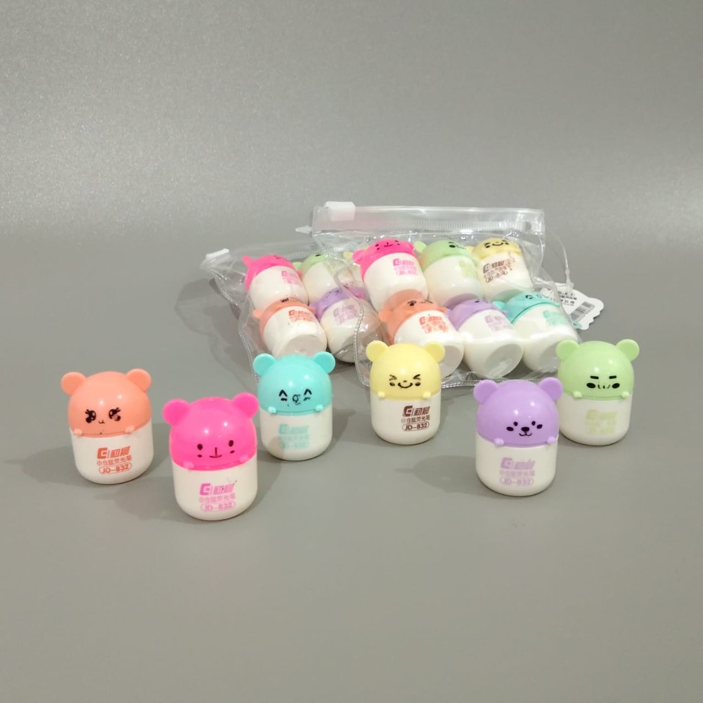 Jual Stabilo Unik Bentuk Hamster / Stabilo Highlighter | Shopee Indonesia