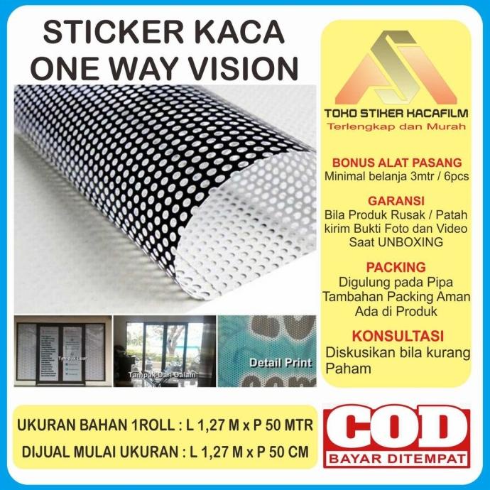 Jual Sticker One way Vision | Shopee Indonesia