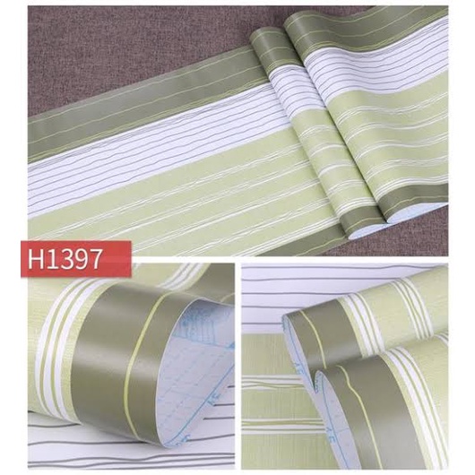Jual WALLSTICKER MOTIF GARIS HIJAU LURUS | Shopee Indonesia