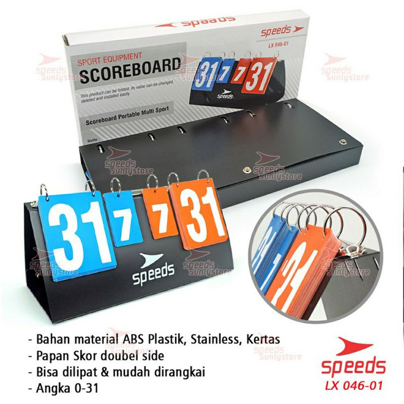 Jual PAPAN SKOR PORTABLE / PAPAN SCORE SPEEDS | Shopee Indonesia