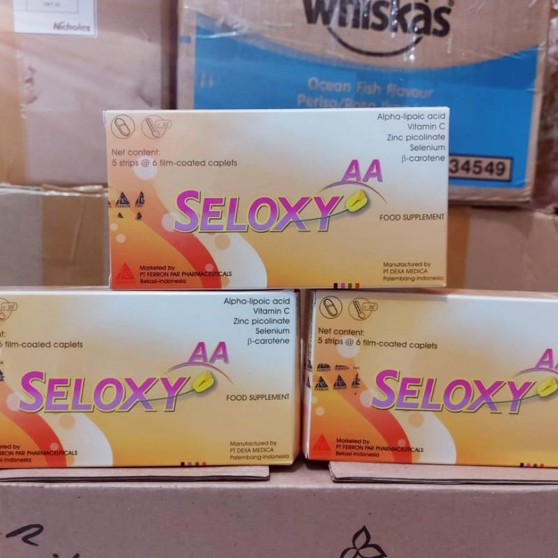 Jual SELOXY AA per box (30 kapsul) | Shopee Indonesia