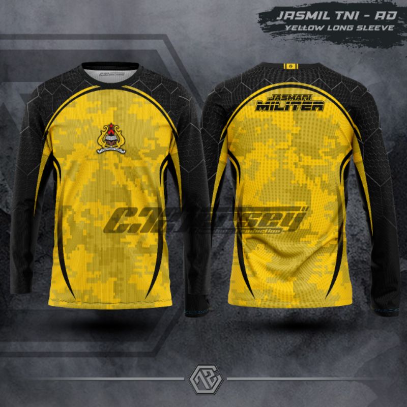 Jual KAOS JERSEY TNI AD JASMIL YELLOW LONG SLEEVE FULLPRINT PREMIUM | Shopee Indonesia