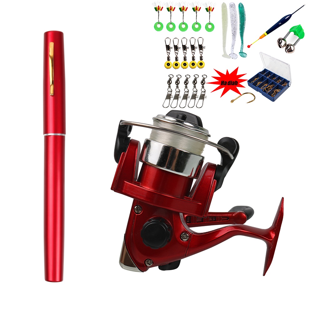 Jual Joran Pancing Set Mini Joran Kail Alat Pancing Pulpen Pancingan ...