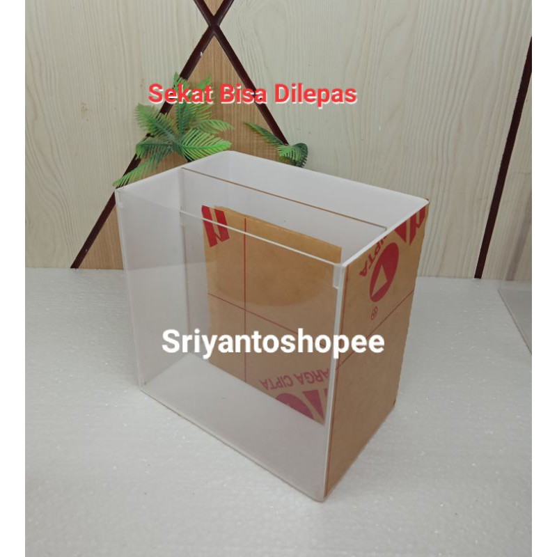 Jual Soliter 15 x 10 x 15 Putih santan Sekat / soliter cupang / soliter akrilik | Shopee Indonesia