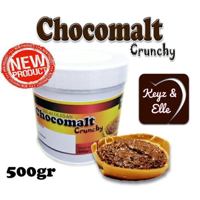 Jual selai chocomalt crunchy kayz and elle 500gr (chocomaltine crunchy ...