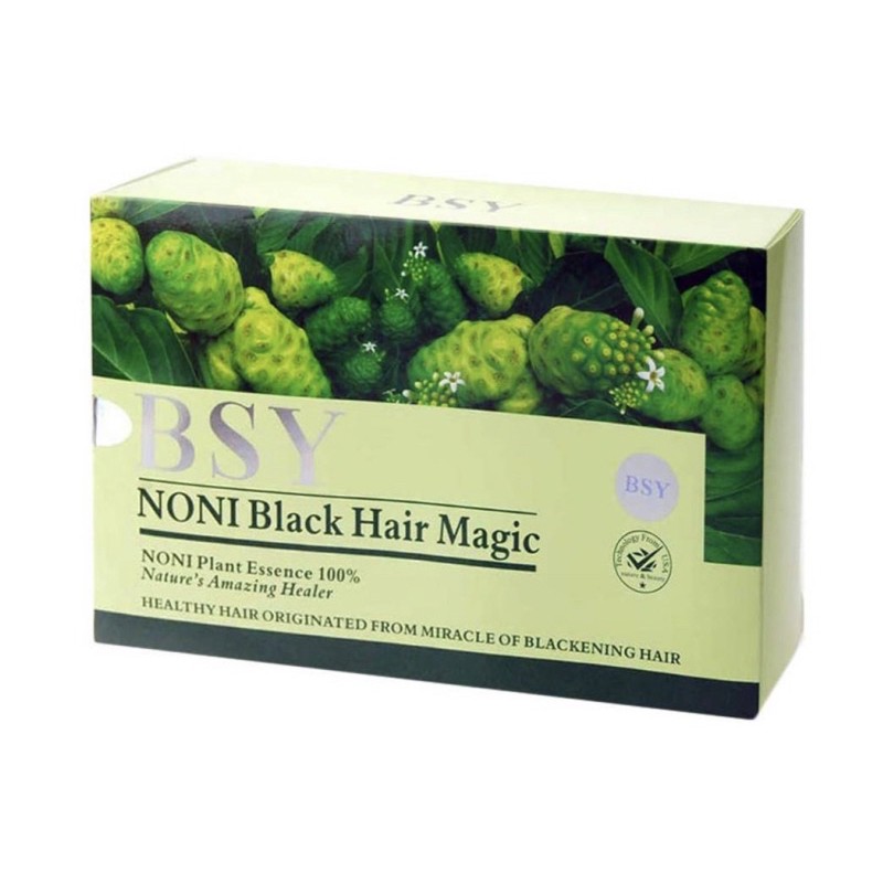 Jual BSY Noni Black Hair Magic Harga 1 box isi 20 sachet - Shampo ...