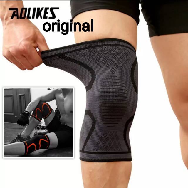 Jual Aolikes knee compression brace - pelindung lutut - knee support ...